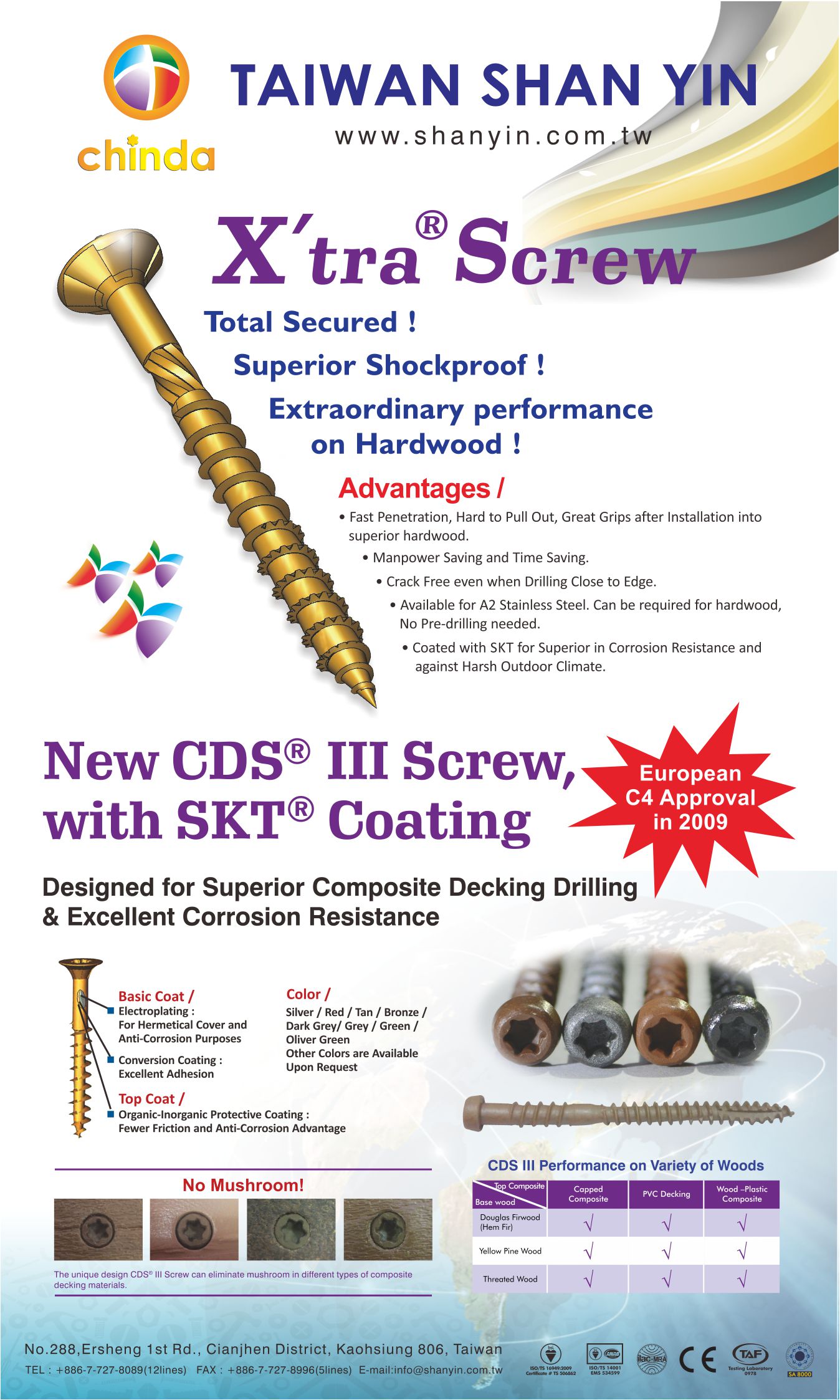 Fastener Technology International Magazine,August 2016-TAIWAN SHAN YIN ...